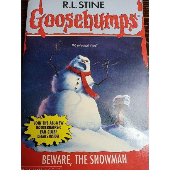 Other | Goosebumps Book 51 Beware The Snowman Rl Stine Vintage 1997 ...